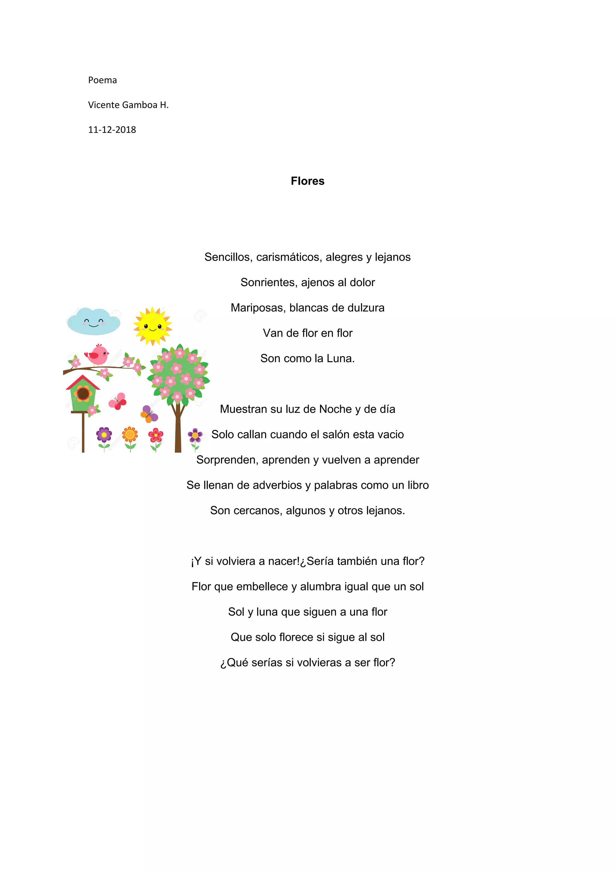Poema flores | DOC