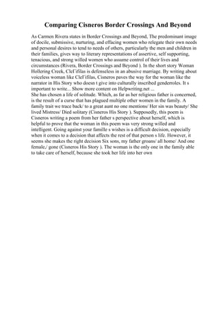 Poem Analysis Essay | PDF