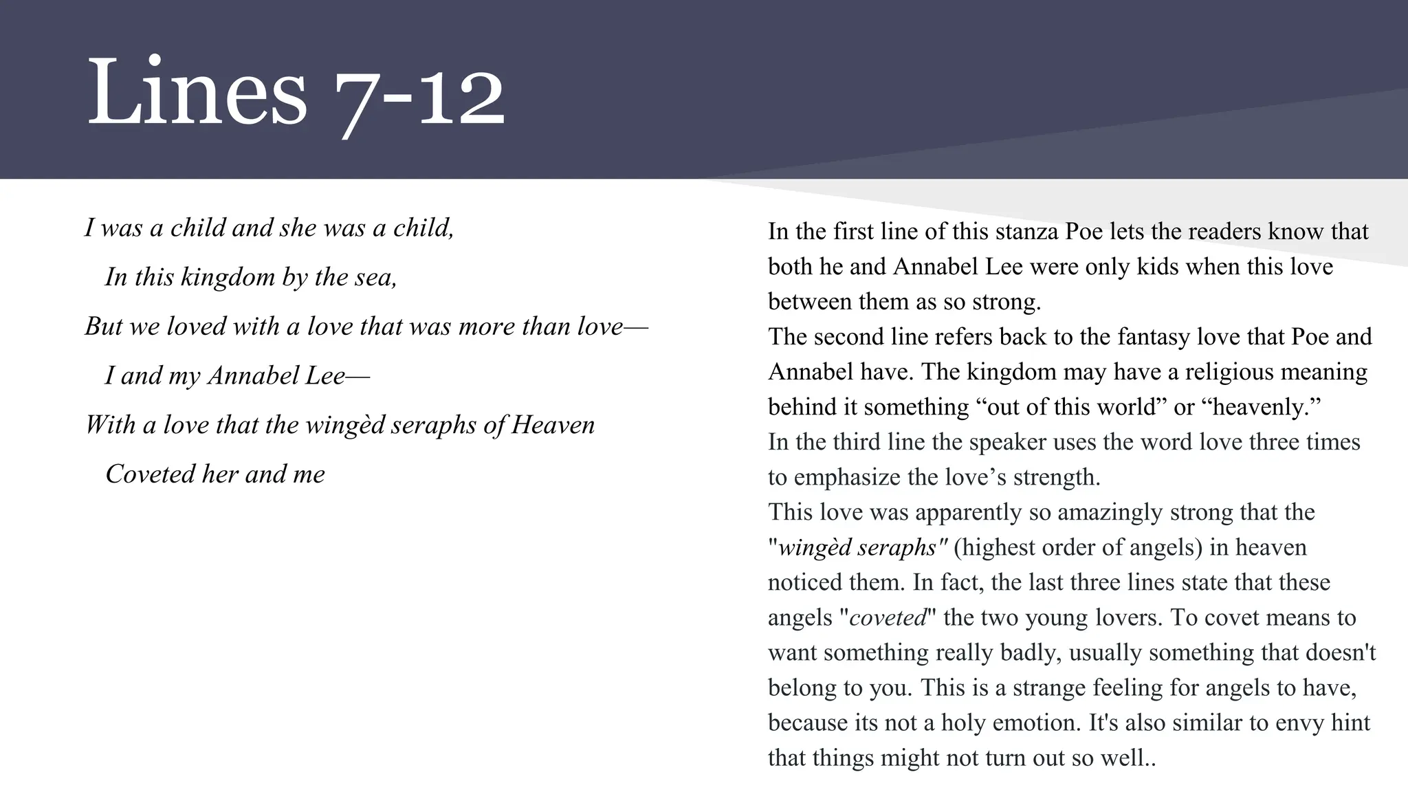 Poem Analysis on Annabel Lee by Edgar Allan Poe.pptx