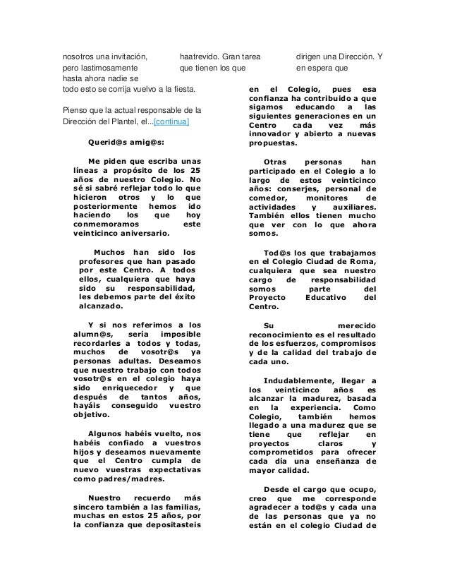 Poema Para El Colegio