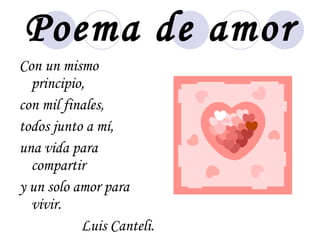 Poemas de San Valentín | PPT