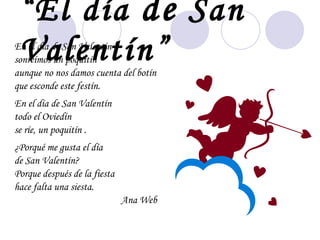 Poemas De San Valentin Para Mamas En Español