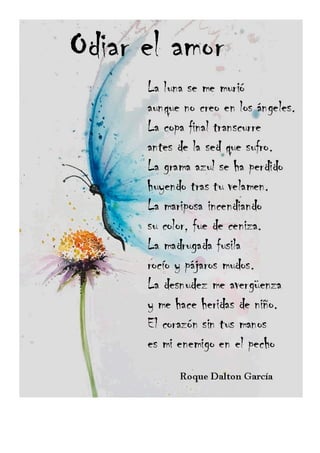 Mariposas y poesía_ recopilación de poemasdf | PDF