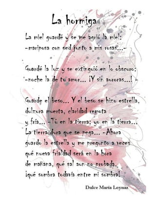 Mariposas y poesía_ recopilación de poemasdf | PDF