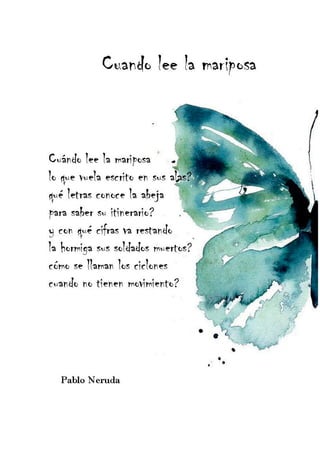 Mariposas y poesía_ recopilación de poemasdf | PDF