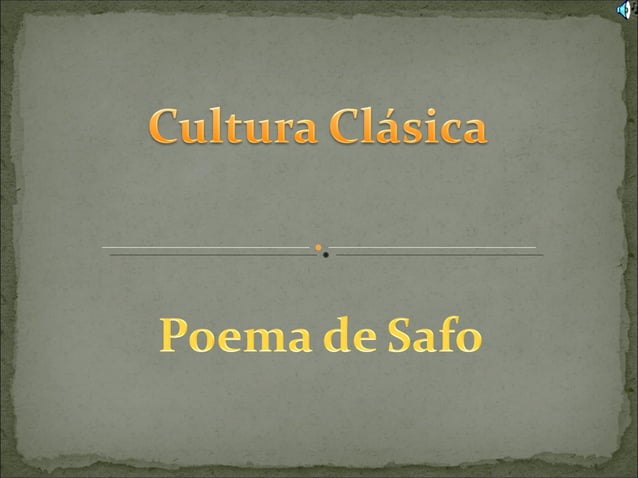 Poema 2 de Safo | PPS