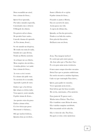 Poemas de santa teresinha do menino jesus | PDF