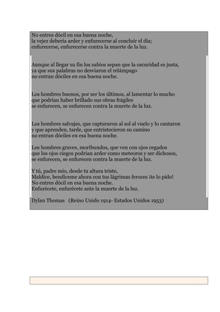 Poemas del siglo XX | DOC