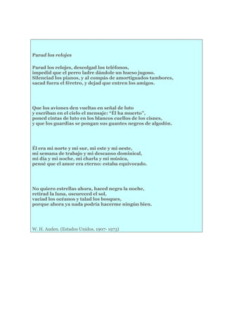 Poemas del siglo XX | DOC