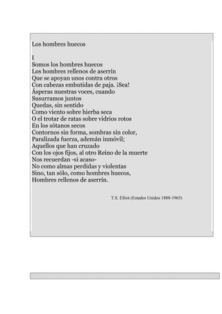 Poemas del siglo XX | DOC