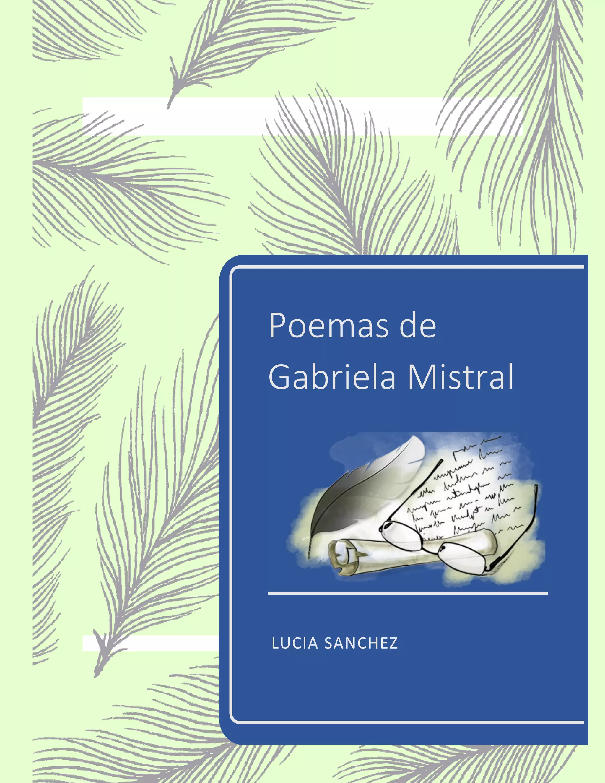 Poemas Gabriela Mistral | PDF