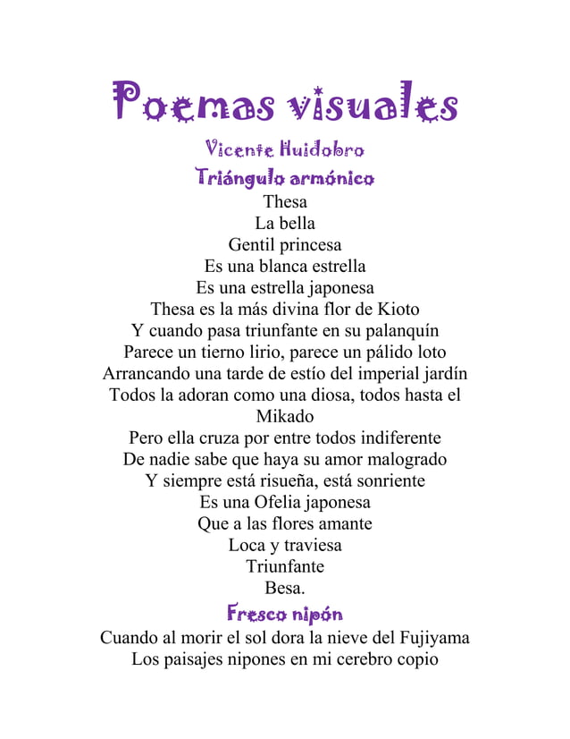 Poemas visuales
