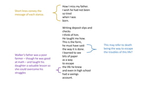 😍 Poem at thirty nine. Alice Walker. 2022-10-20