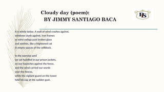poem cloudy day.pptxfghfhgffgfgghghghfgfgfg | PPTX | Poetry | Books and ...