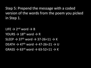 Poem Codes | PPTX