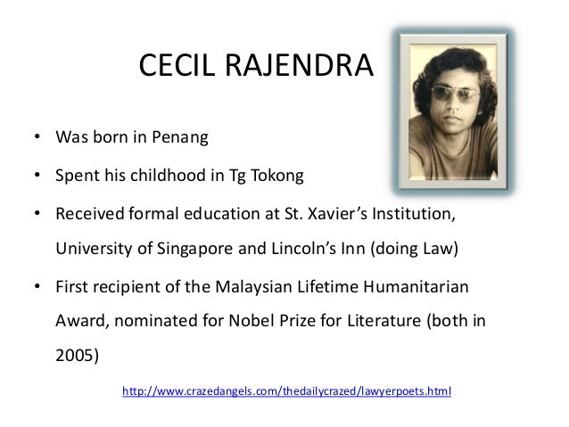 Cecil Rajendra - Alchetron, The Free Social Encyclopedia