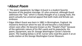 poem equipment ppt 0981.pptx