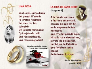 Poemes de Sant Jordi | PPTX