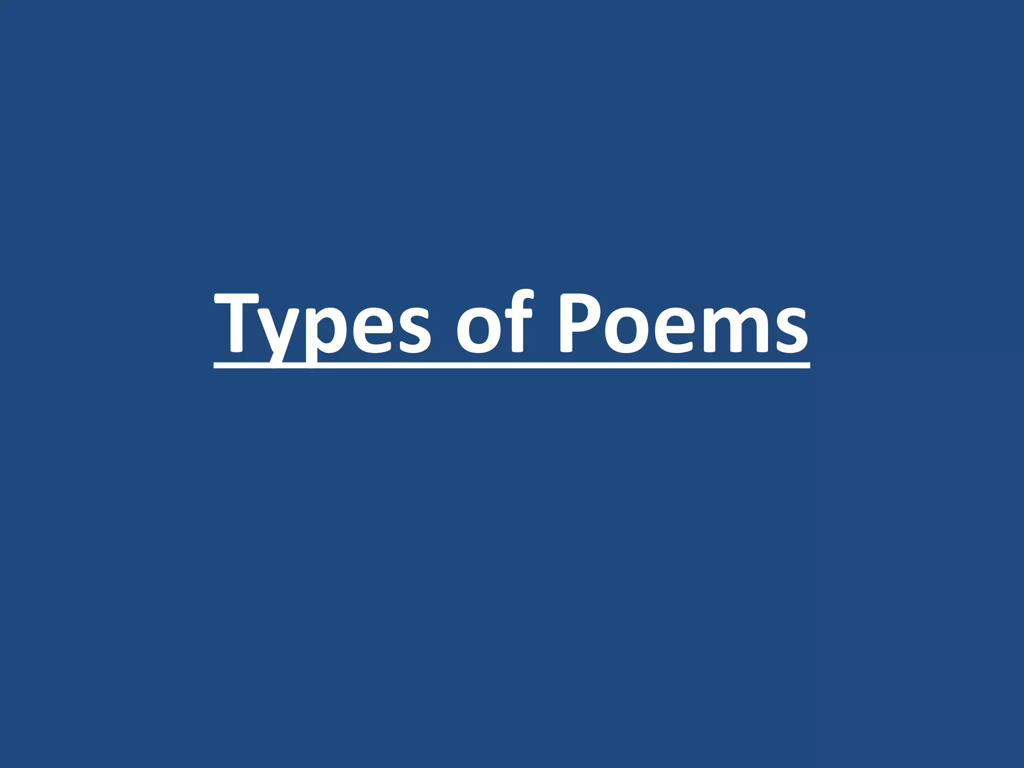 Poem Examples | PPTX