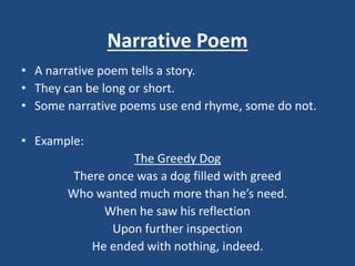 Poem Examples | PPTX