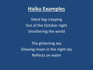 Poem Examples | PPTX