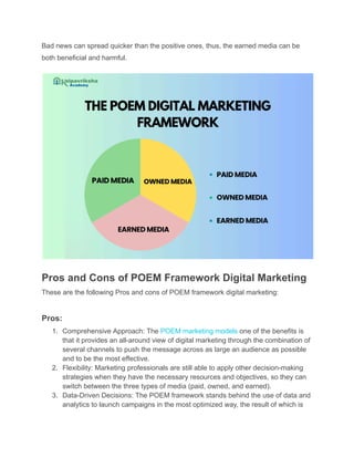 POEM Framework in Digital Marketing: A Complete Guide | PDF