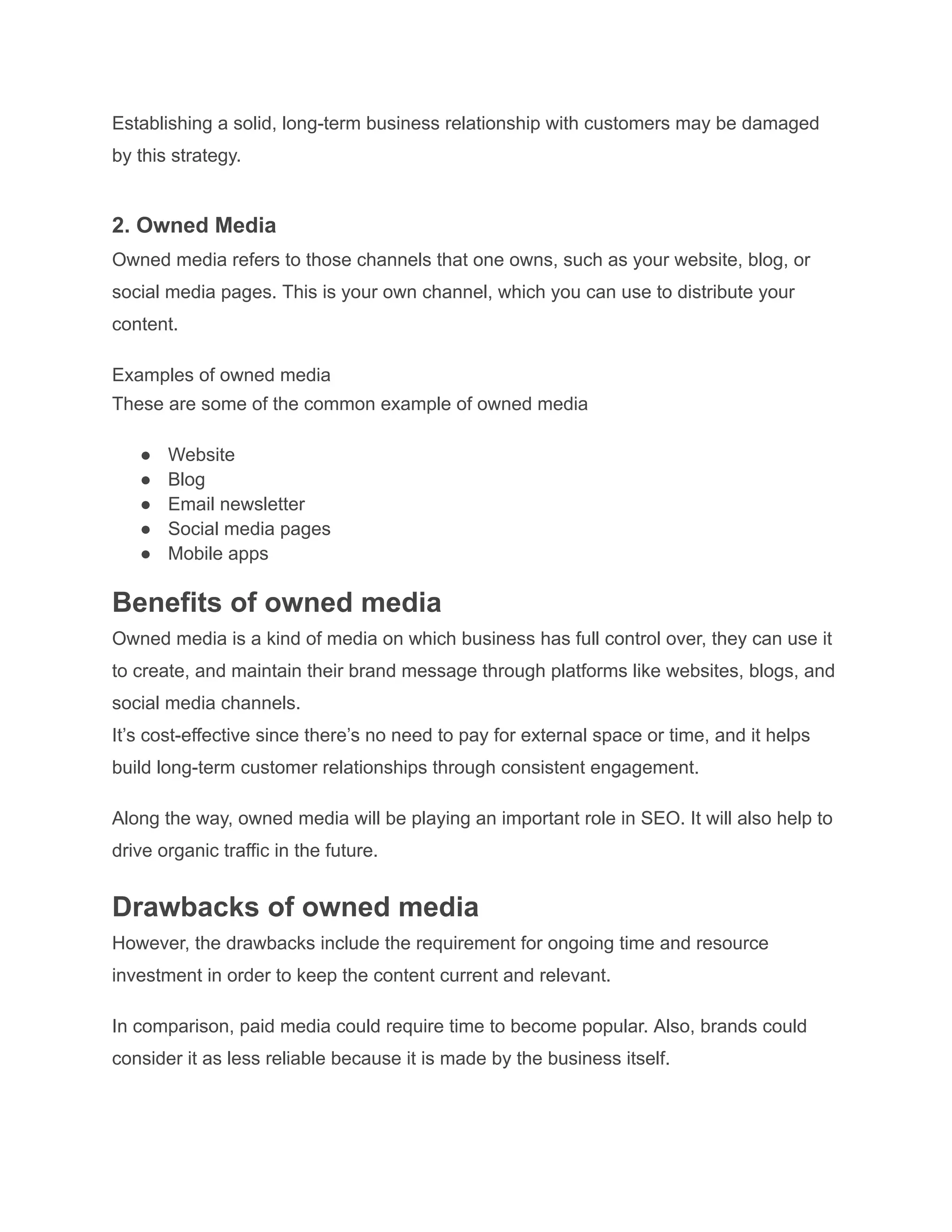 POEM Framework in Digital Marketing: A Complete Guide | PDF