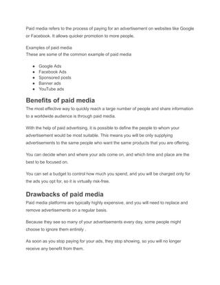 POEM Framework in Digital Marketing: A Complete Guide | PDF