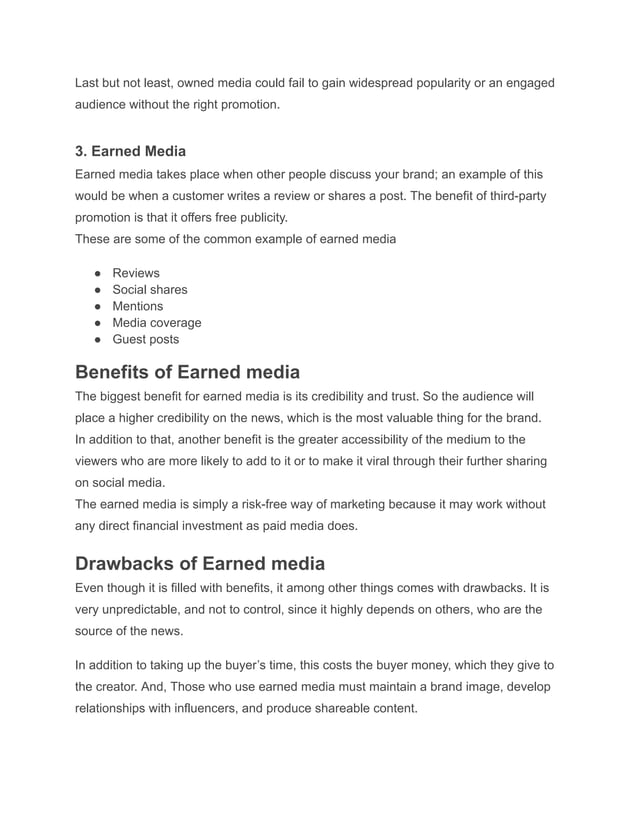 POEM Framework in Digital Marketing: A Complete Guide | PDF