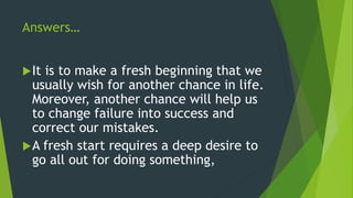 another chance(poem) | PPTX