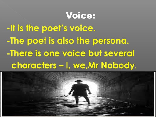 Poem mr nobody[1] | PPT