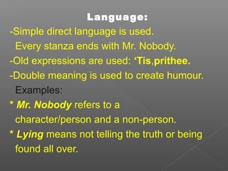 Poem mr nobody[1] | PPT
