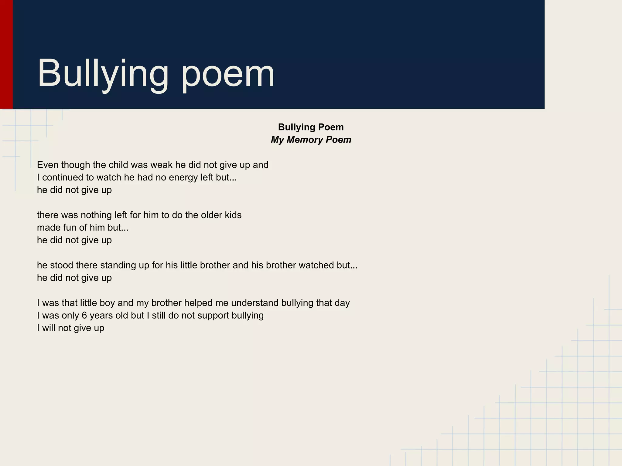 Poem presentation | PPT