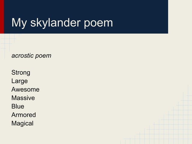 Poem presentation | PPT