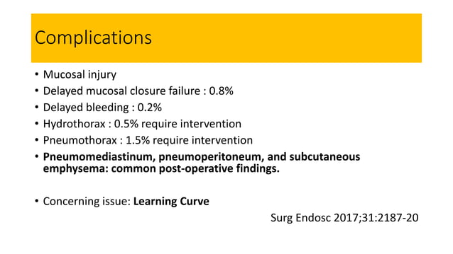 ACHALASIA CARDIA: ENDOSCOPIC THERAPY (POEM) | PPTX