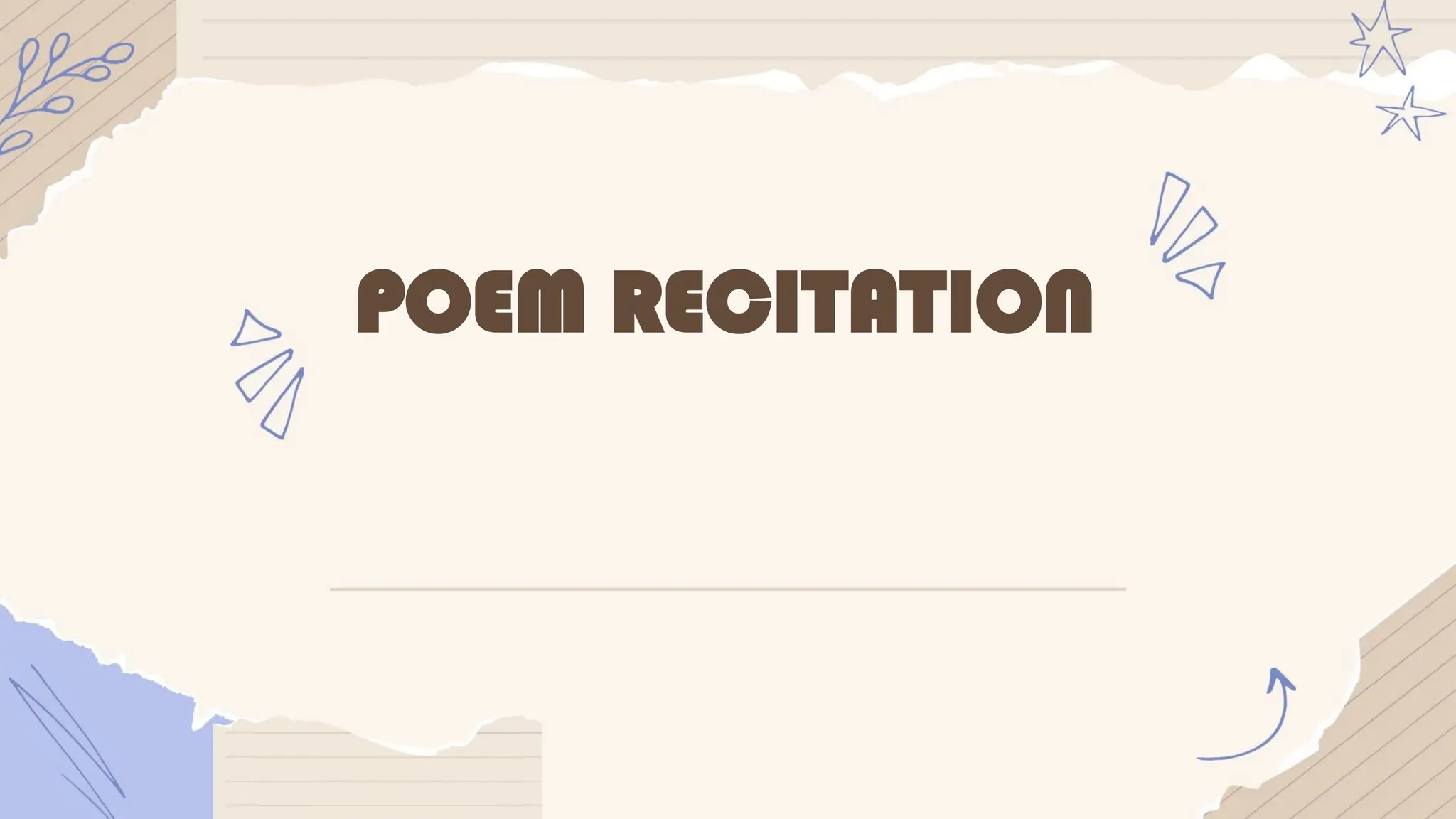 POEM RECITATION Guidelines and mechanics | PPT
