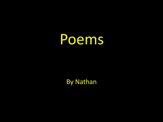 Poems! | PPT