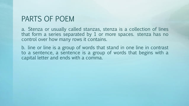 Poems | PPT