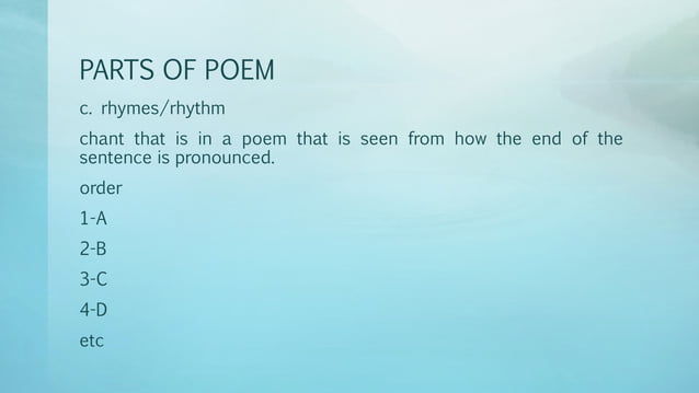 Poems | PPT