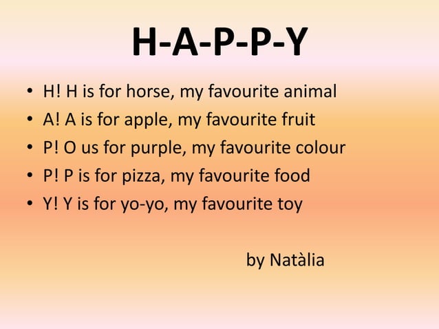 Poems 4th graders | PPTX | Food & Drink