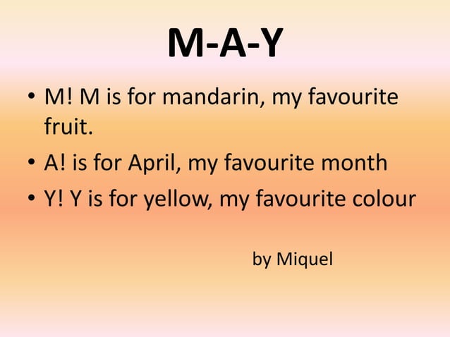 Poems 4th graders | PPTX | Food & Drink