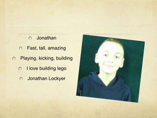 Poems about me! | PPT