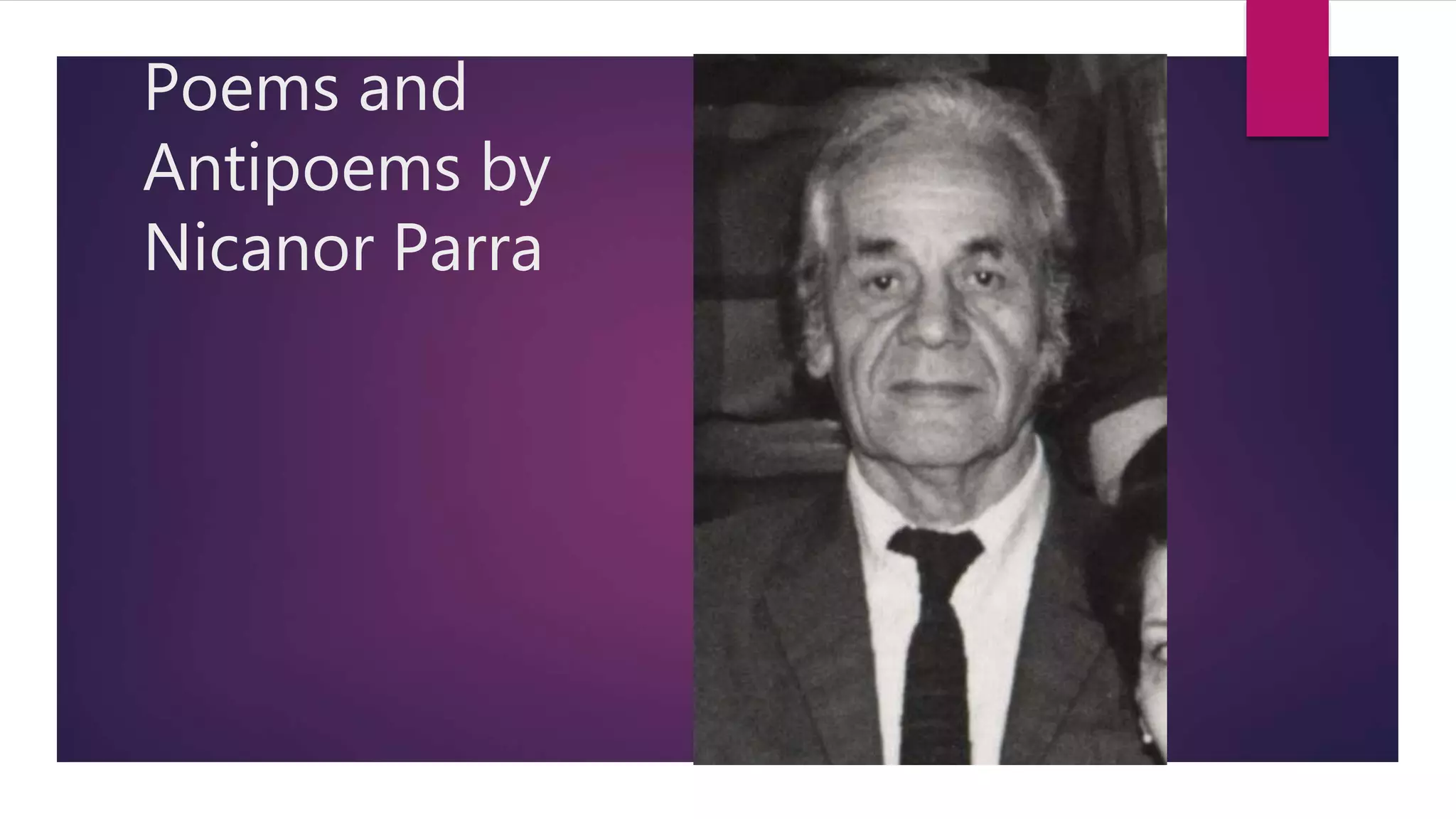 Poems and anti poems presentation | PPT