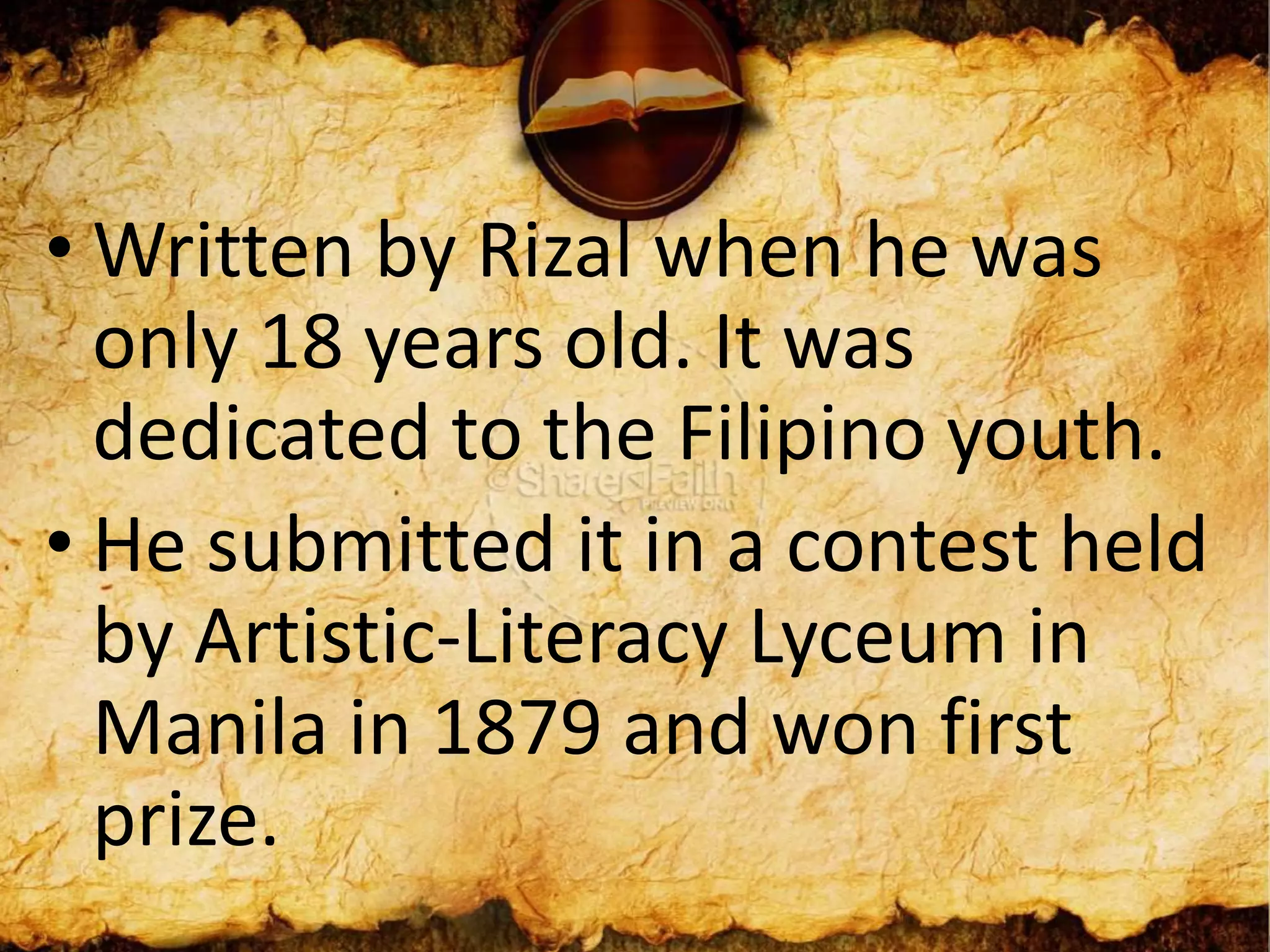 Poems of rizal | PPTX