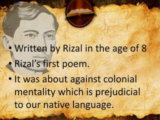 Poems of rizal | PPTX