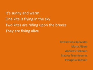 Poems about Kites / E2class /9th Primary School of Larissa | PPTX