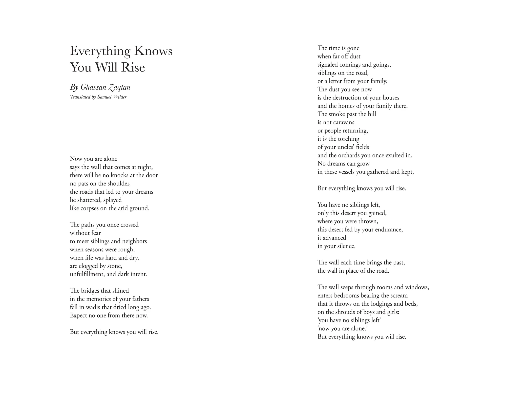 Poems for Palestine. Literature, poetry | PDF