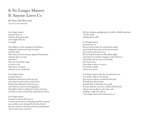 Poems for Palestine. Literature, poetry | PDF