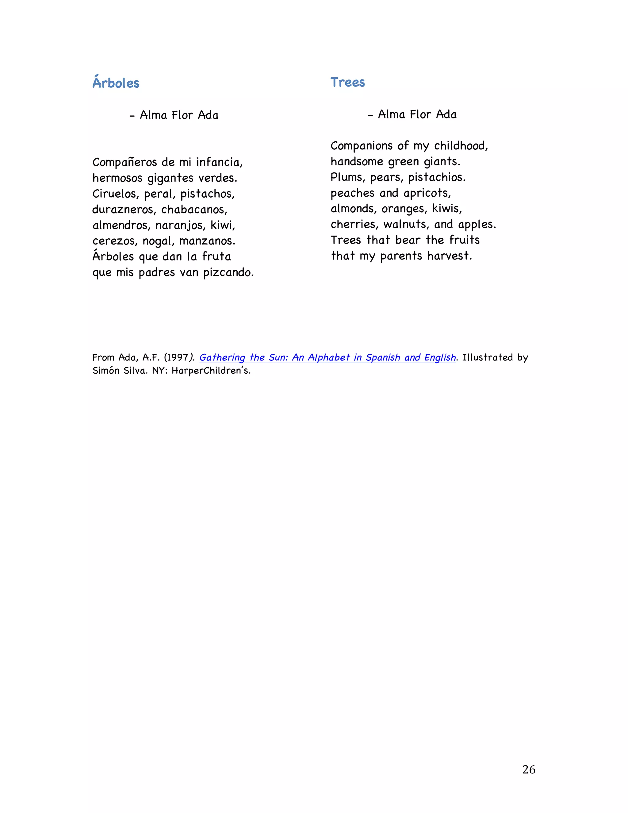 Poems for shared, choral, paired, and echo reading | PDF