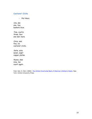 Poems for shared, choral, paired, and echo reading | PDF